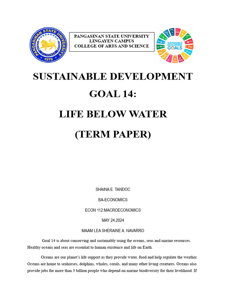 SDG | PDF | Environmental Issues | Environmental Protection