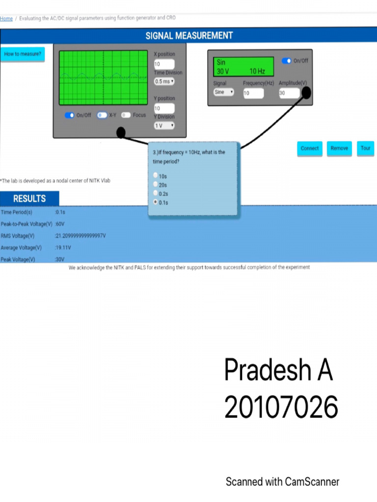 Ex 1b Lab Signal Processing | PDF