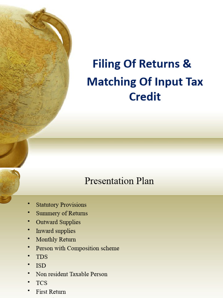 Filing of Returns Final | PDF | Taxes | Invoice