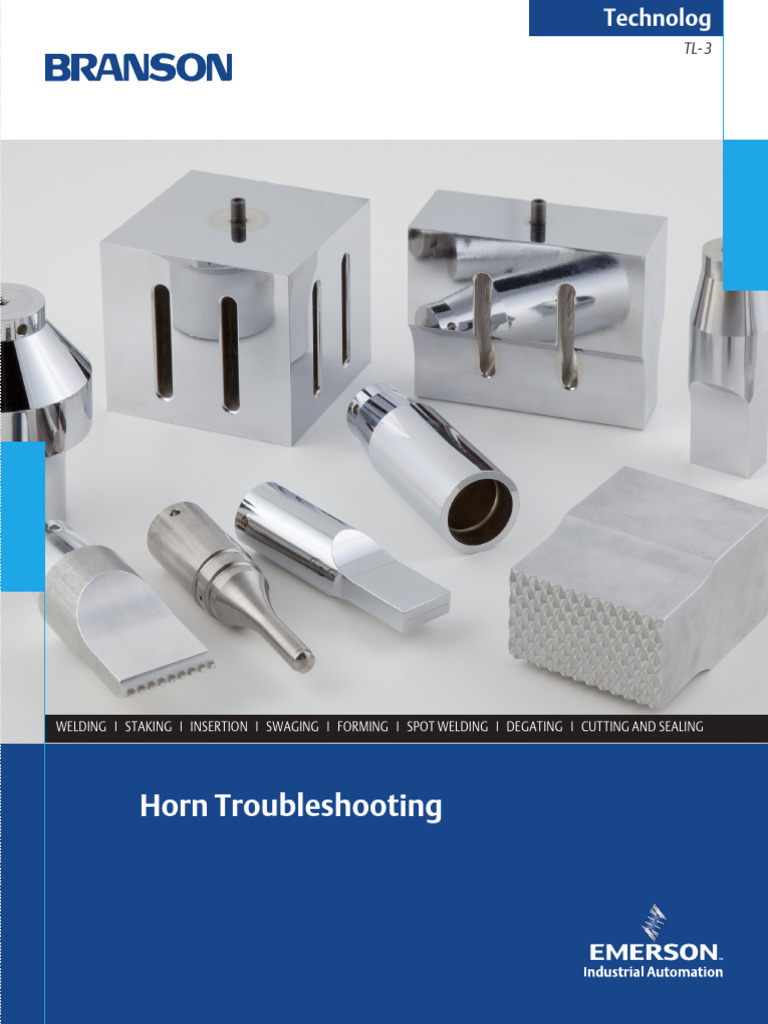 TL-3 - Horn Troubleshooting (SinglePgs) HR | PDF | Troubleshooting | Welding
