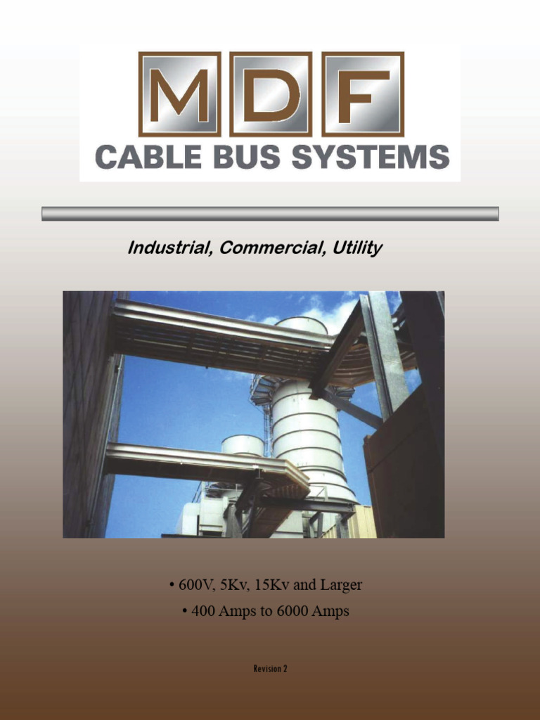 MDF Cable Bus | PDF | Insulator (Electricity) | Electrical Conductor