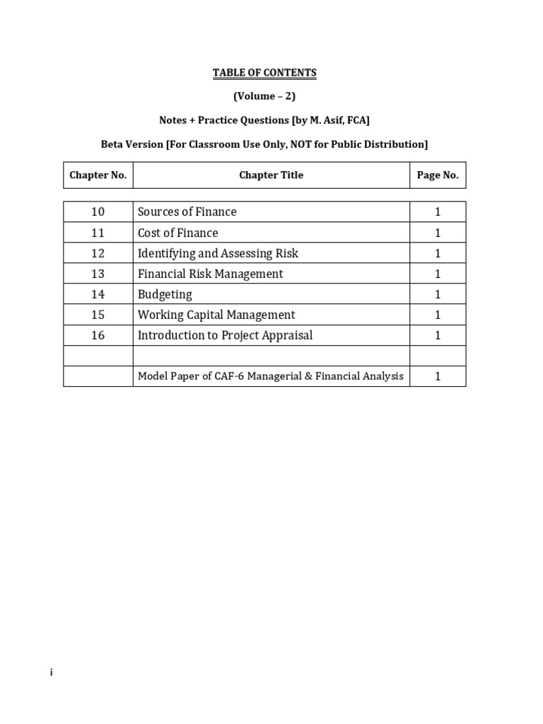 MFA (Volume 2) by M. Asif, FCA | PDF | Stocks | Bonds (Finance)