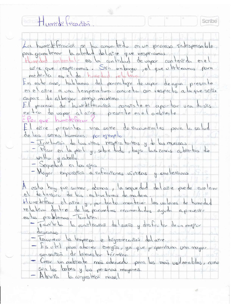 HUMIDIFICACION | PDF