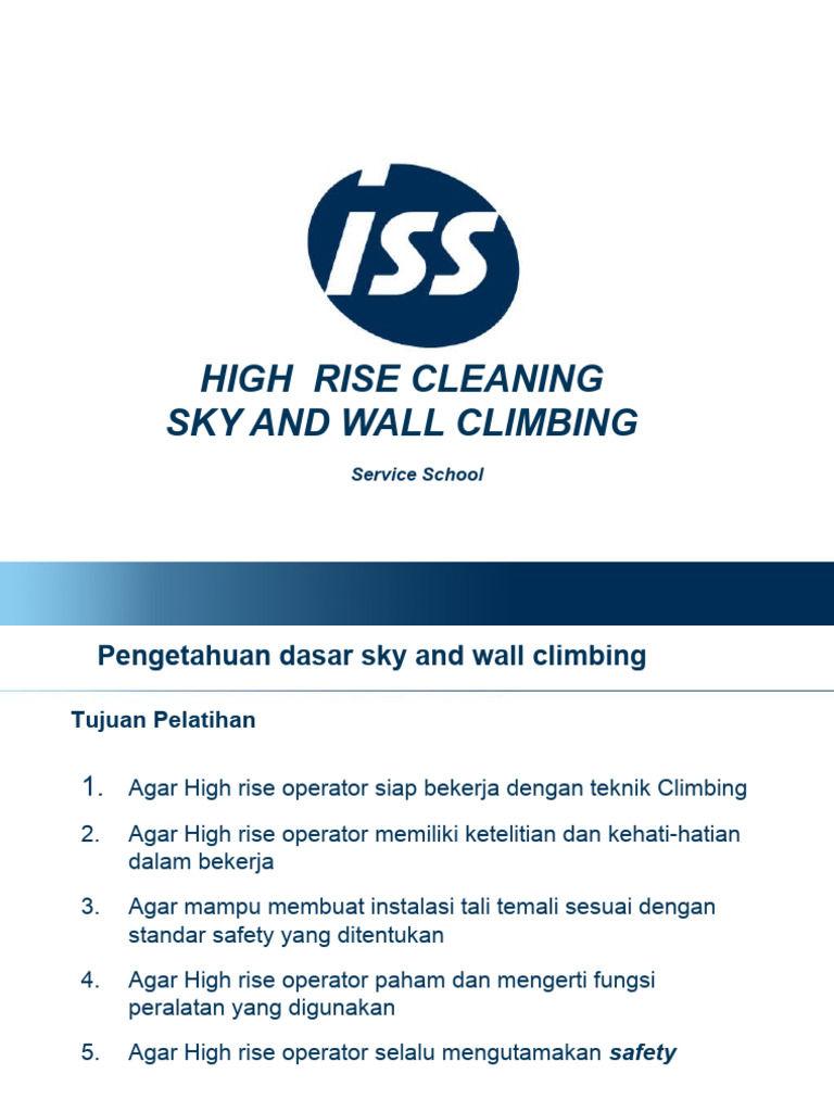 Pelatihan Operator High Rise Climbing | PDF | Teknologi & Rekayasa