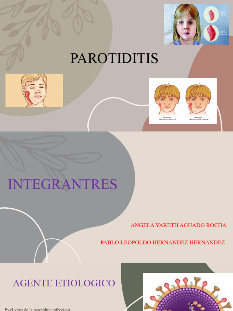 PAROTIDITIS | PDF | Ciencias de la Salud | Enfermedades y trastornos