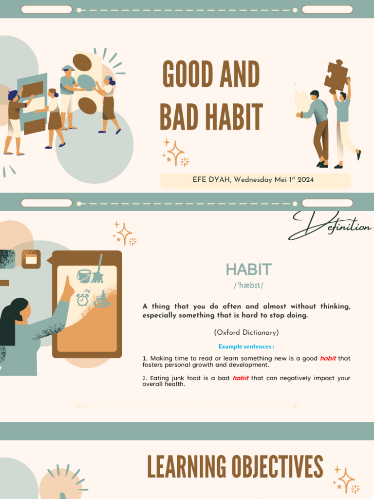 Vocabulary and Habits Lesson Guide | PDF | Roommate | Vocabulary