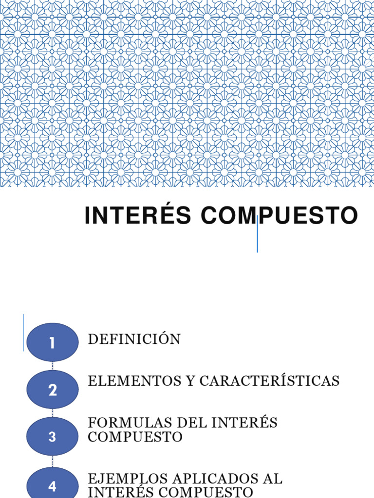 Interes Compuesto | PDF | Interés | Interés compuesto
