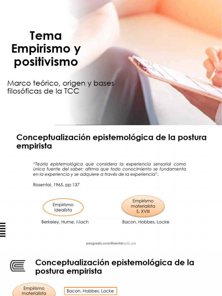 Clase unidad I-tema 1 | PDF | Positivismo | Empirismo