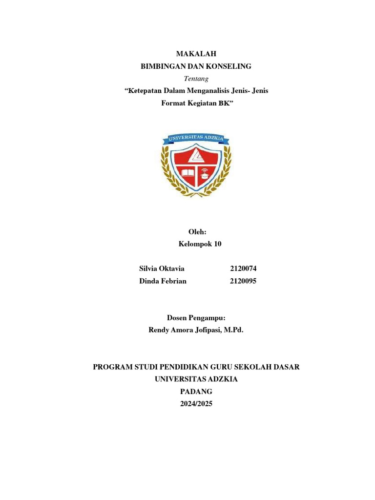 Makalah BK Kel 10 | PDF