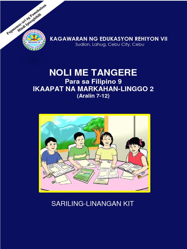 SLK Filipino 9 Q4 Week 2 Aralin 7 12 | PDF