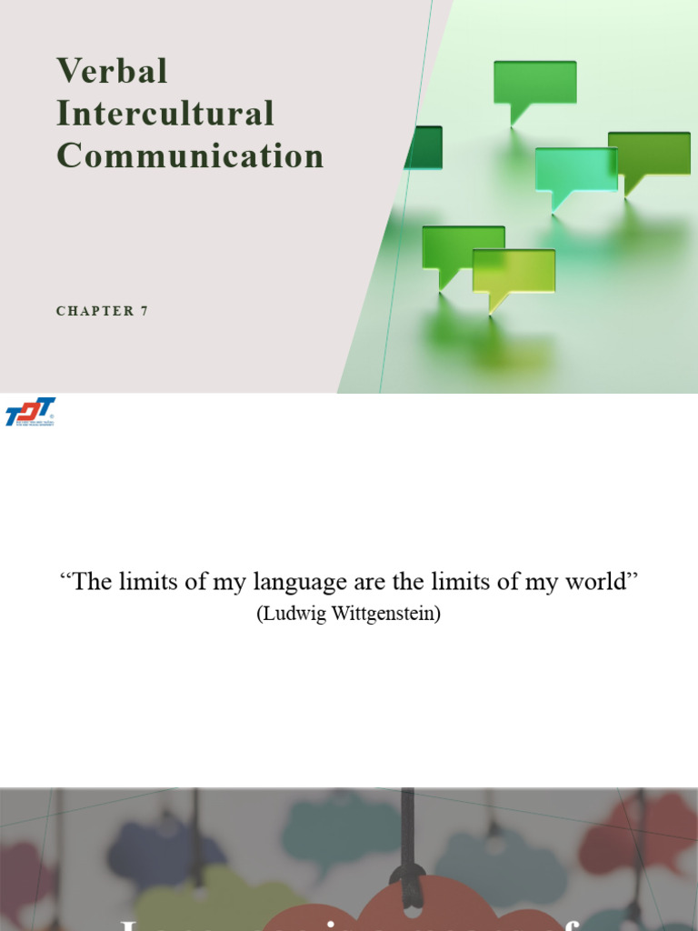 Chapter 7 Verbal Intercultural Communication | PDF | Semantics | Linguistics