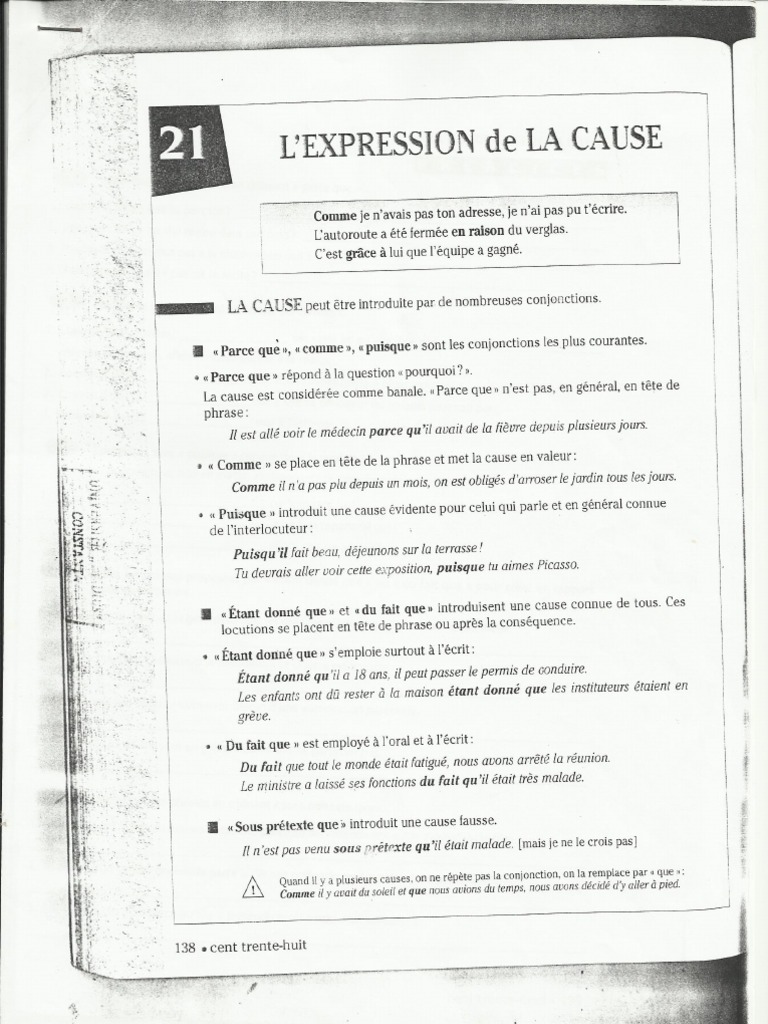 Exprimer La Cause Exercices: Exercices Sur La Cause 6Ème – VGUUHR