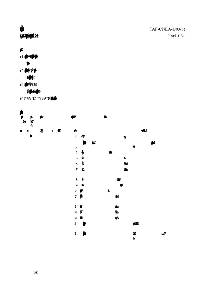 Taf Cnla D03 | PDF