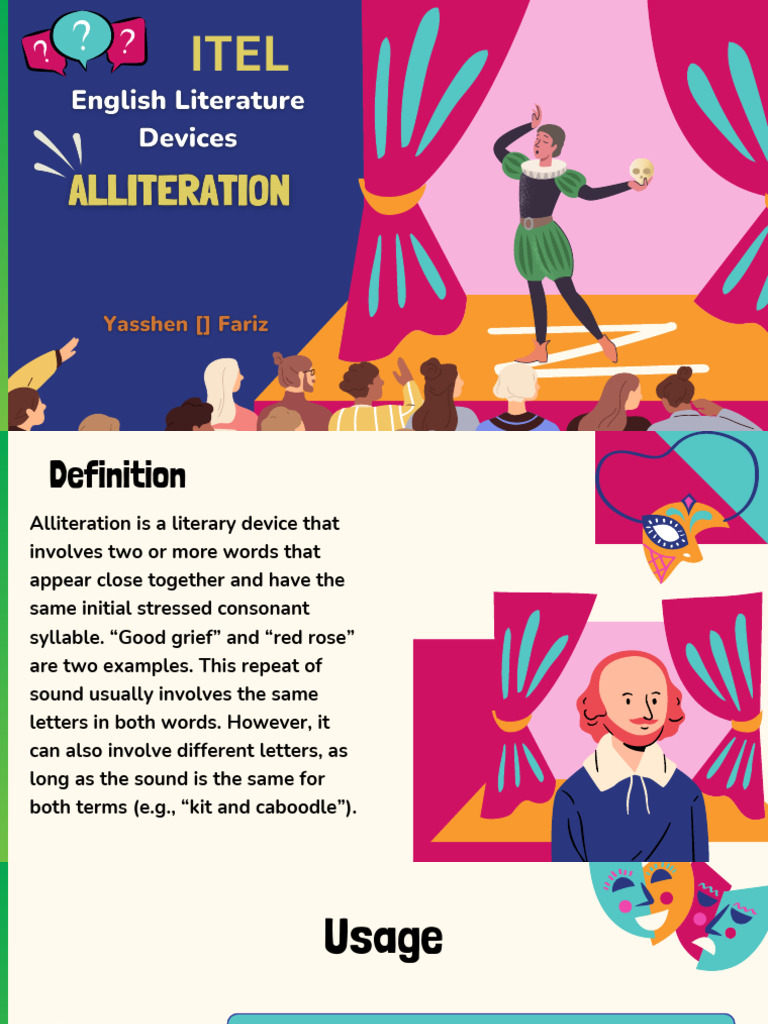 Alliteration in English Literature - Yasshen - Fariz | PDF | Classics