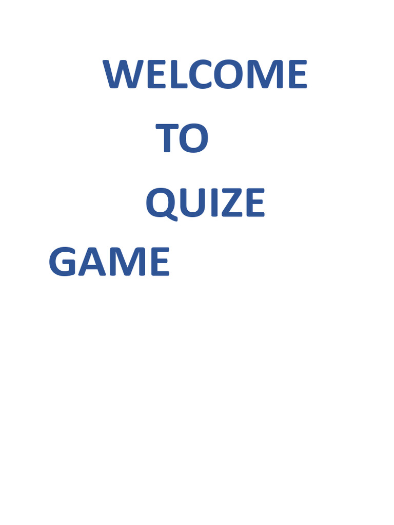 Quiz Game Project | PDF | Password | Human Communication Quiz Game Project | PDF | Password | Human Communication