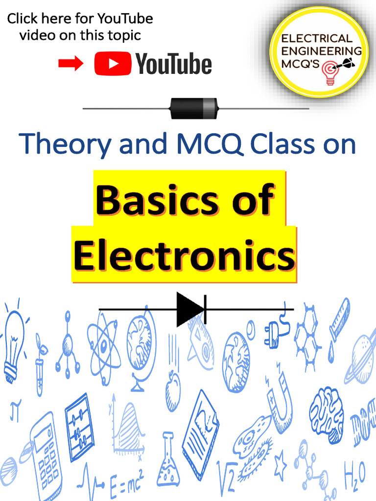 Basics of Electronics PDF | PDF | P–N Junction | Semiconductors