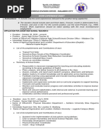 CS Form No. 212 Attachment - Work Experience Sheet | PDF | Business