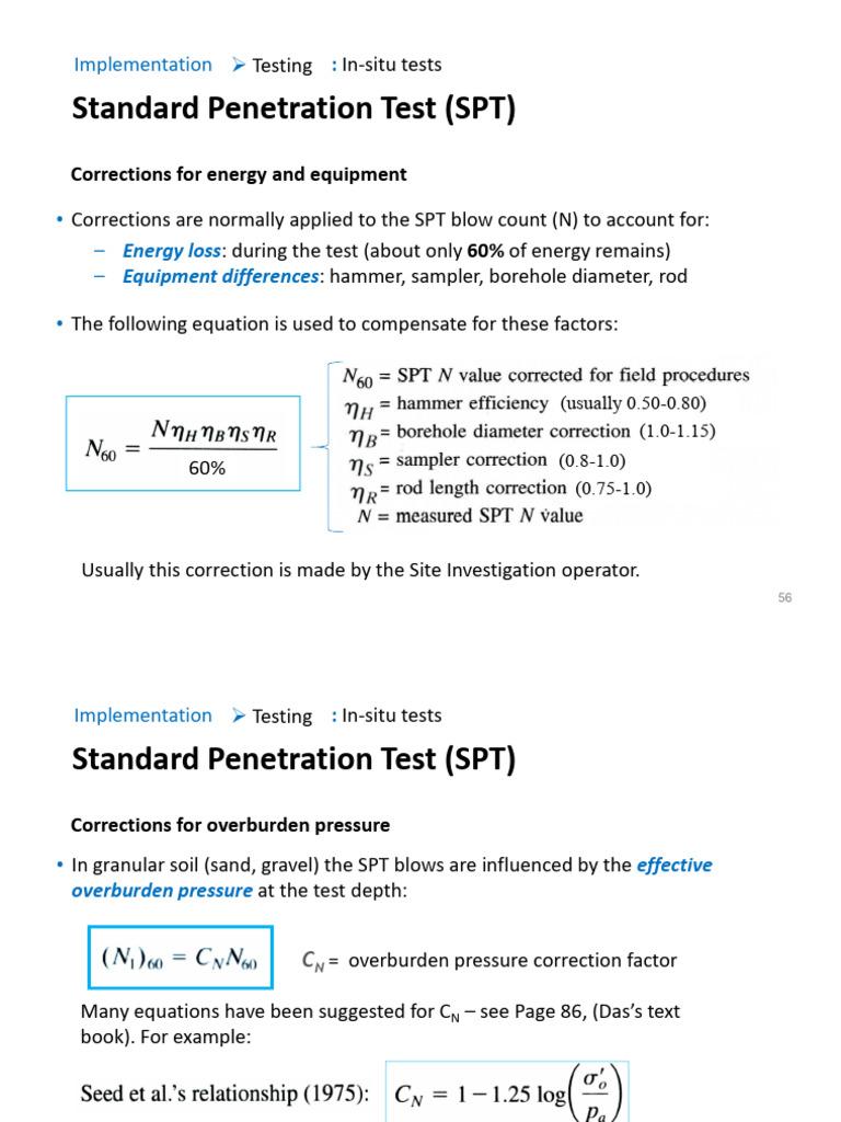 ការតេស្ត SPT | PDF | Civil Engineering | Applied And Interdisciplinary ...