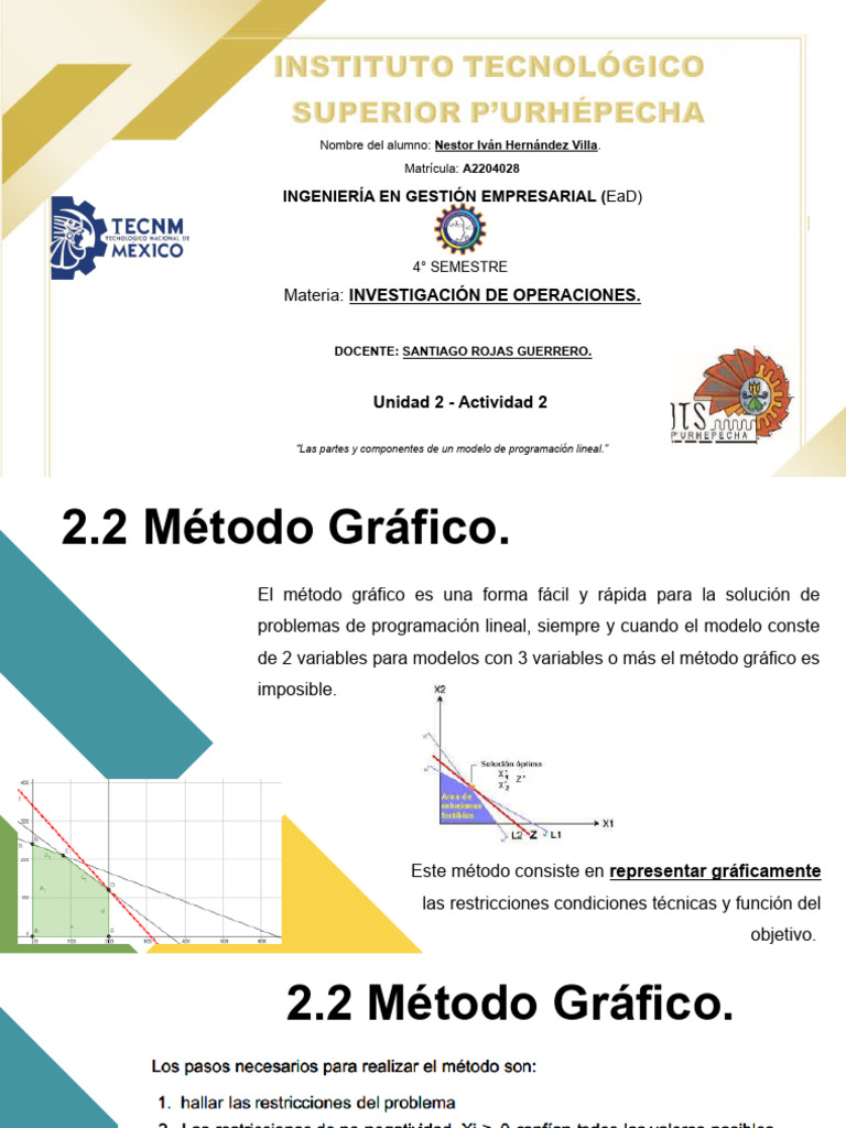 UNIDAD 2 ACT 2 | PDF | Programación lineal | Linealidad