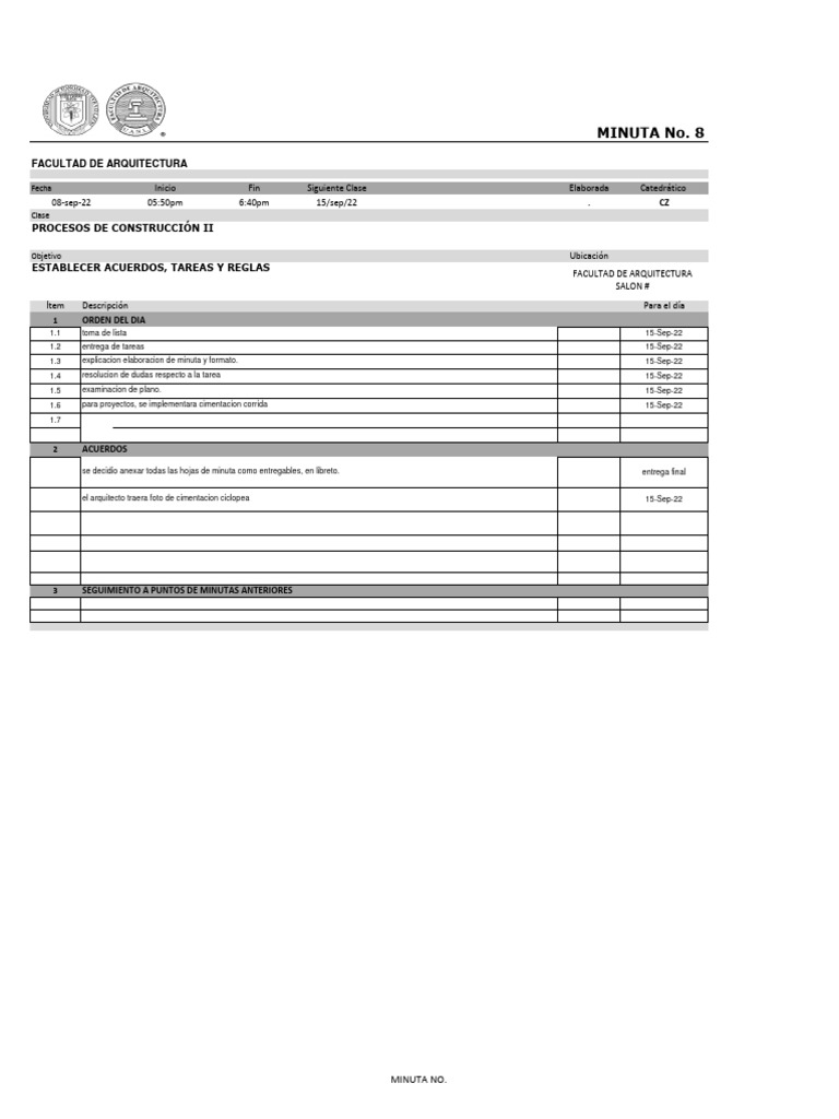 Minuta 2 | PDF