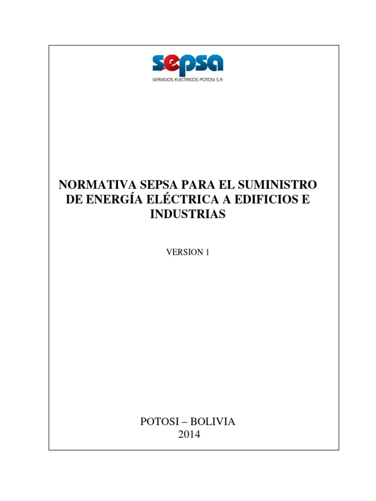 Norma Sepsa | PDF | Ingenieria Eléctrica | Transformador