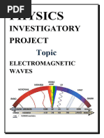 Electromagnetic Waves Project | PDF | Electromagnetic Radiation ...