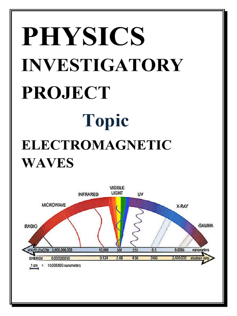 ElectroMagnetic Waves | PDF | Electromagnetic Radiation | Waves