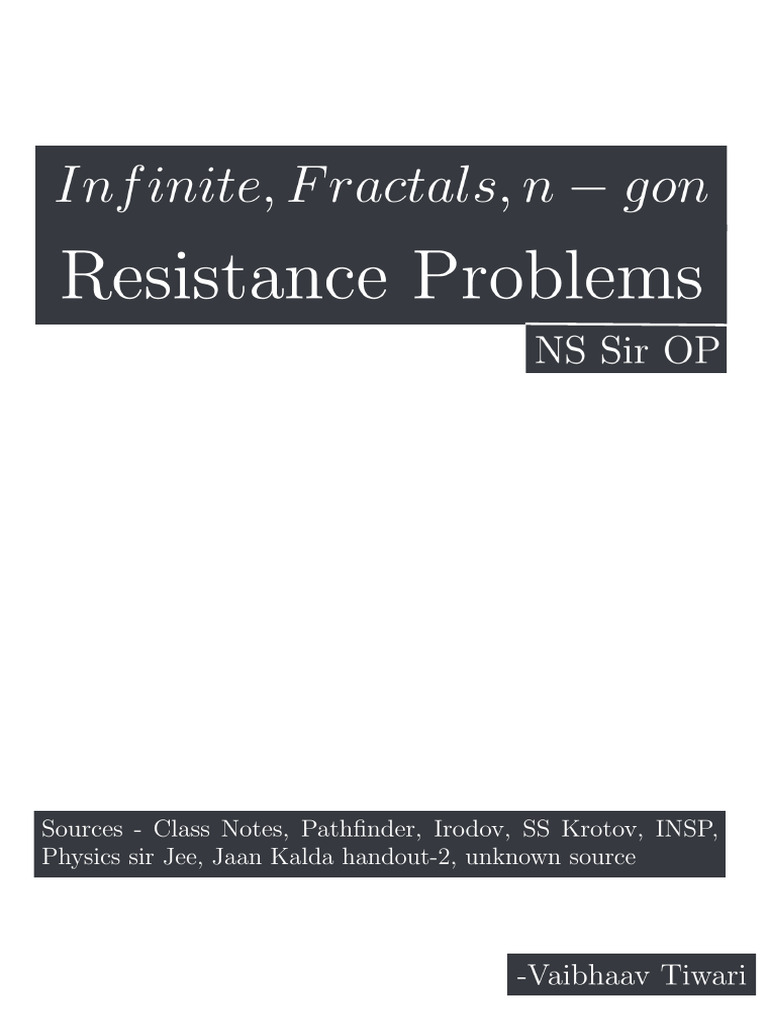Resistance_Problems_ | PDF
