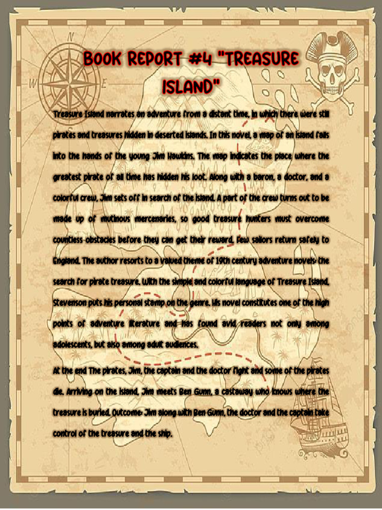 Book Report #4 Treasure Island | PDF
