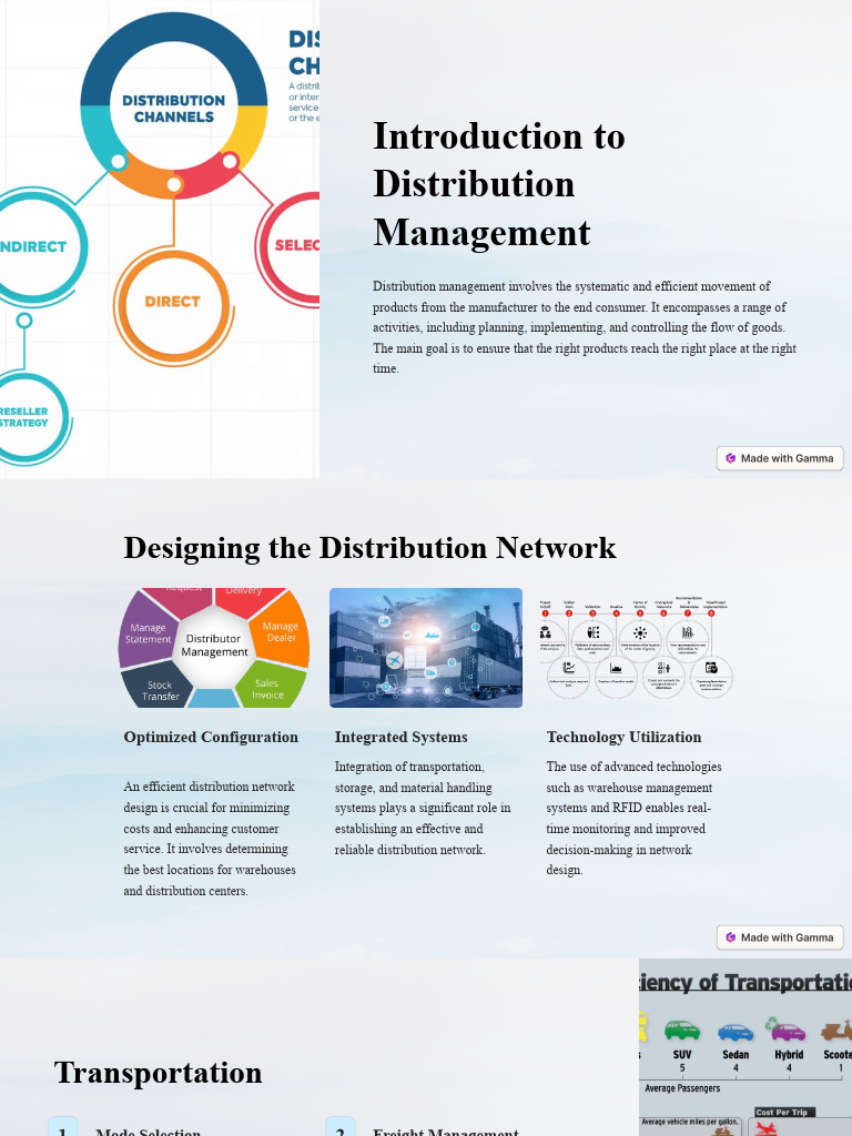 Effective Distribution Management Strategies | PDF | Supply Chain ...