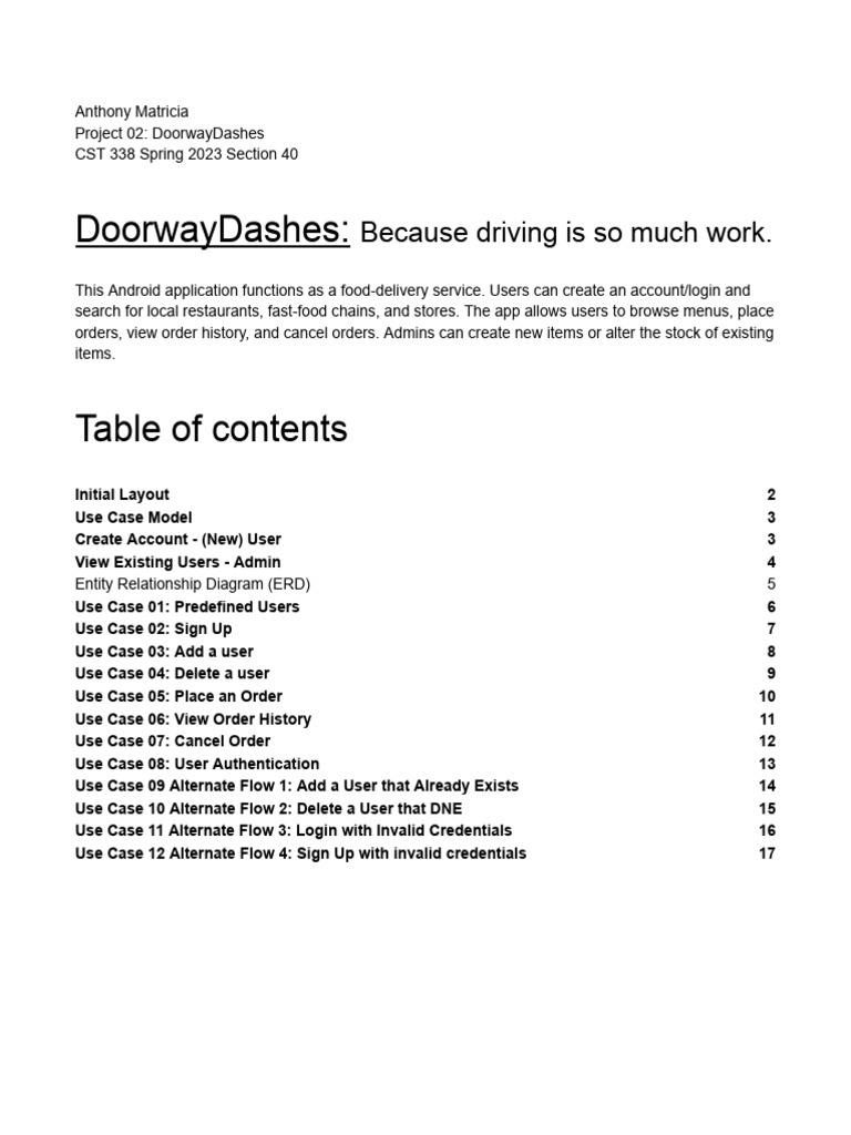 p2 Android Application Use Case Document | PDF | User (Computing) | Login p2 Android Application Use Case Document | PDF | User (Computing) | Login