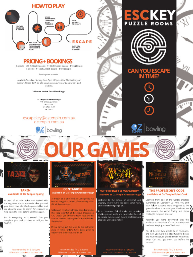 EscapeRoom Flyer | PDF