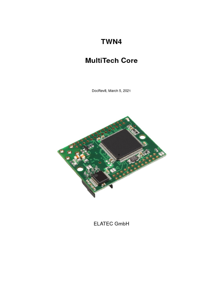 TWN4 MultiTech Core DocRev8 | PDF | Electrical Connector | Usb