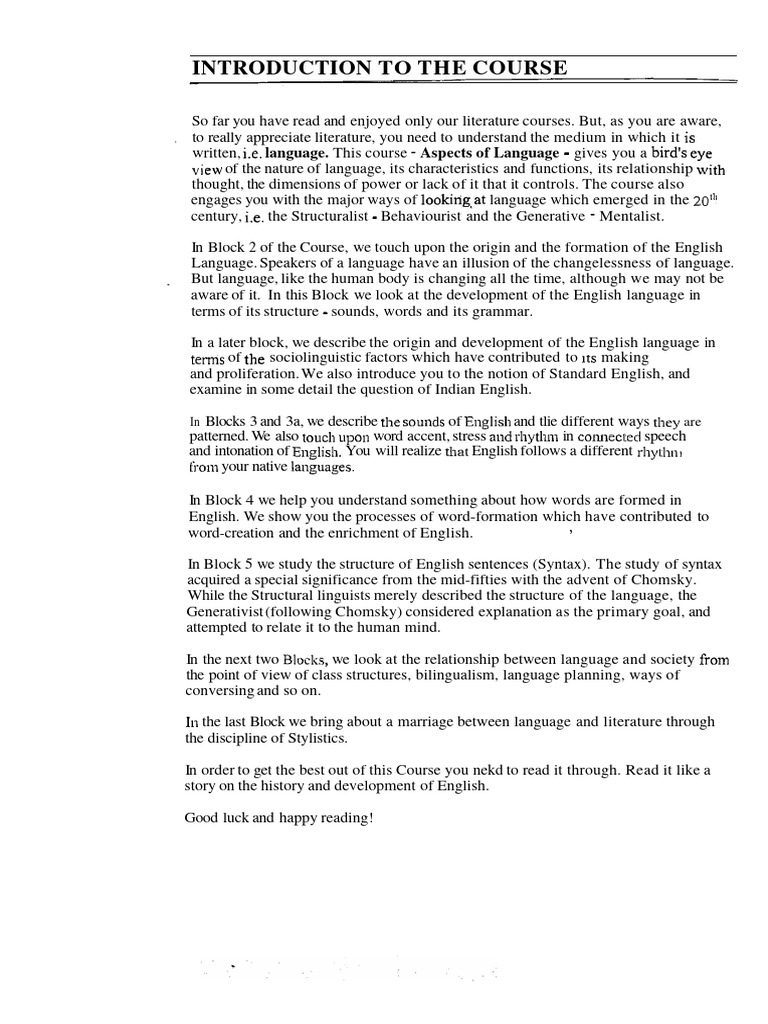 Unit 1language | PDF | Communication | English Language