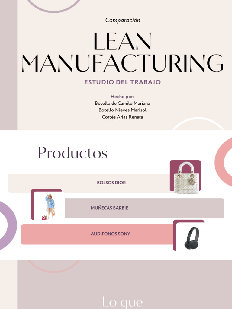 Lean Manufacturing | Descargar gratis PDF | Marketing | Marca