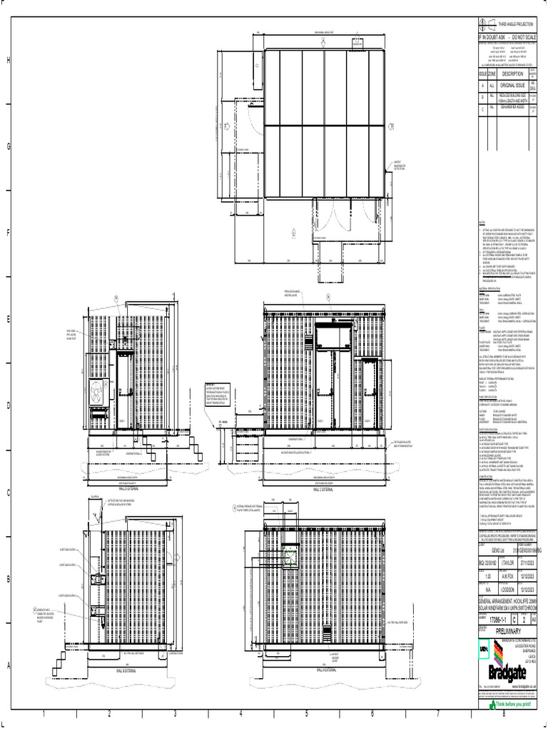 17086-1-1-2c GenArrgt - Hockliffe | PDF | Structural Steel | Screw