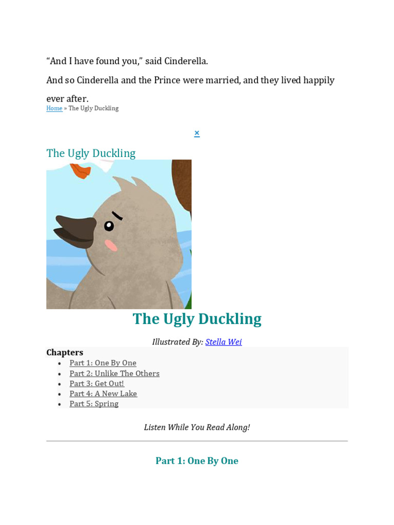 The Ugly Duckling | PDF