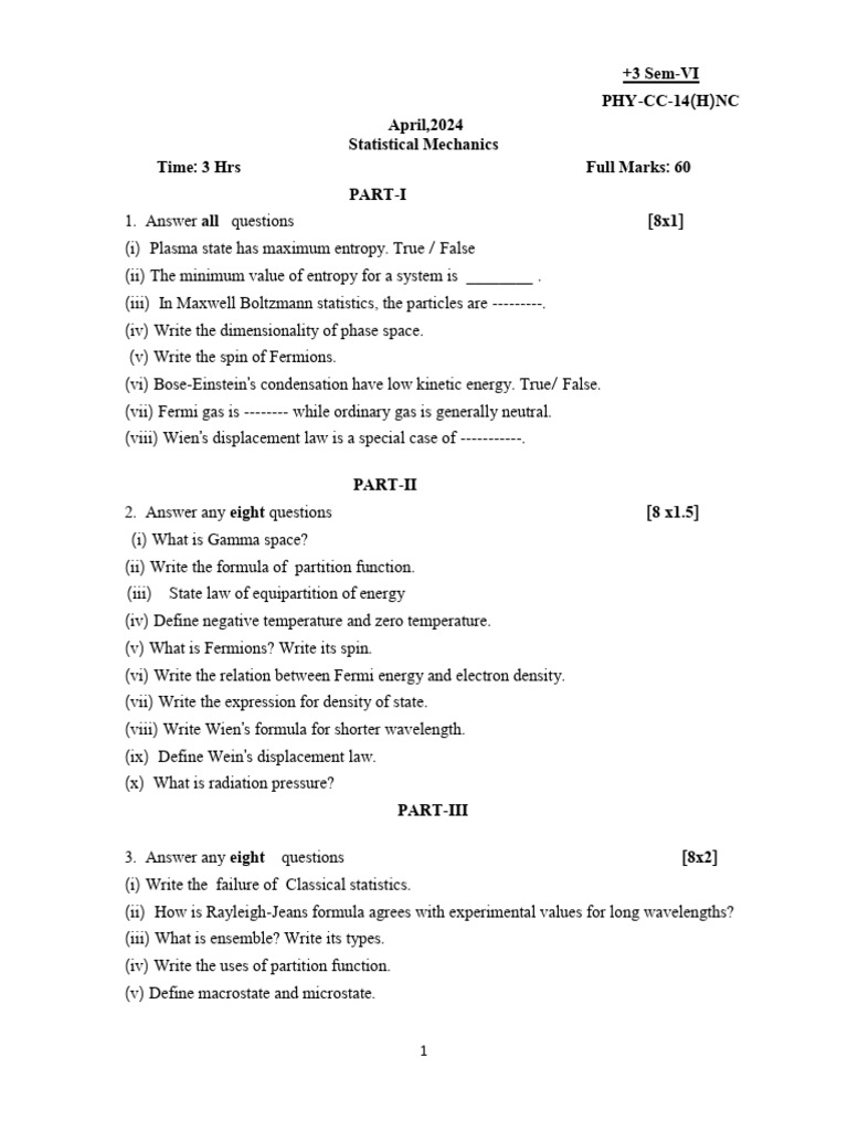 PHY-CC-14 H NC | PDF | Temperature | Physical Quantities