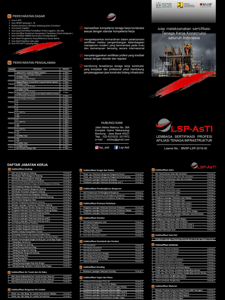 Brosur LSP-AsTI | PDF