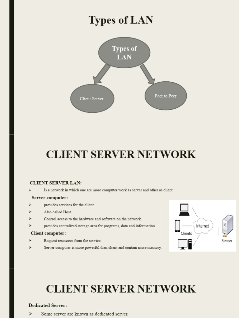 Types of LAN | PDF