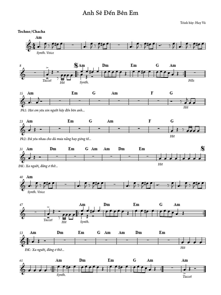 Anh Se Den Ben em - Huy Vu | PDF