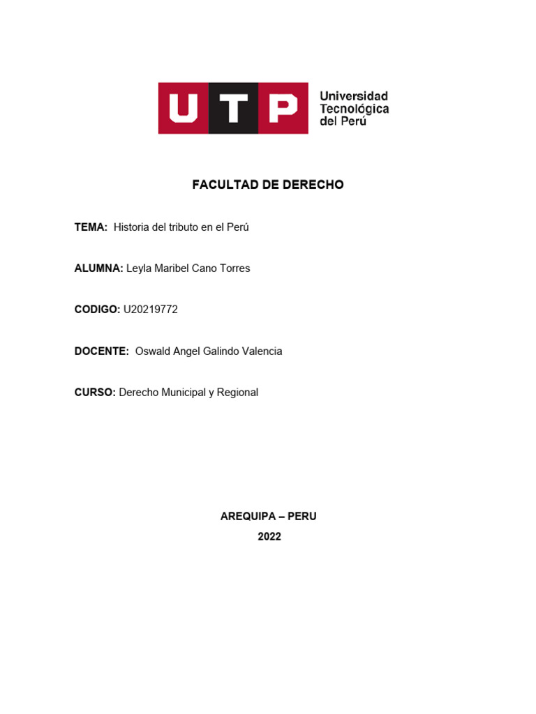 Historia Del Tributo | PDF | Impuestos | Imperio Inca