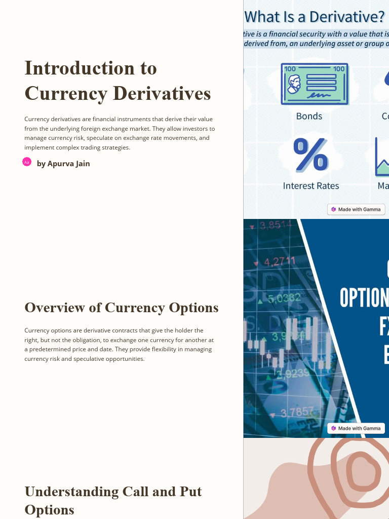 Introduction to Currency Derivatives | Download Free PDF | Option (Finance) | Derivative (Finance)