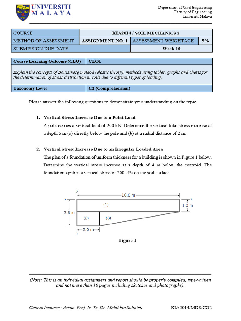 KIA2014 - Assignment No. 1 (5%) - CO1 (MDS) | PDF | Technology & Engineering