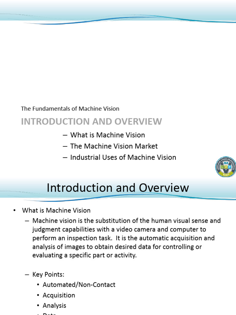 Fundamendals of Machine Vision | PDF | Computer Vision | Optics