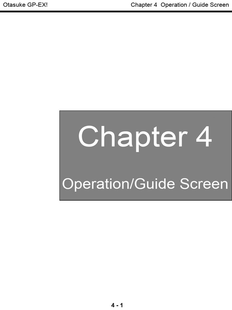 GPEX Ch4 OperationGuide 4th Edition Eng | PDF | Switch | Icon (Computing)