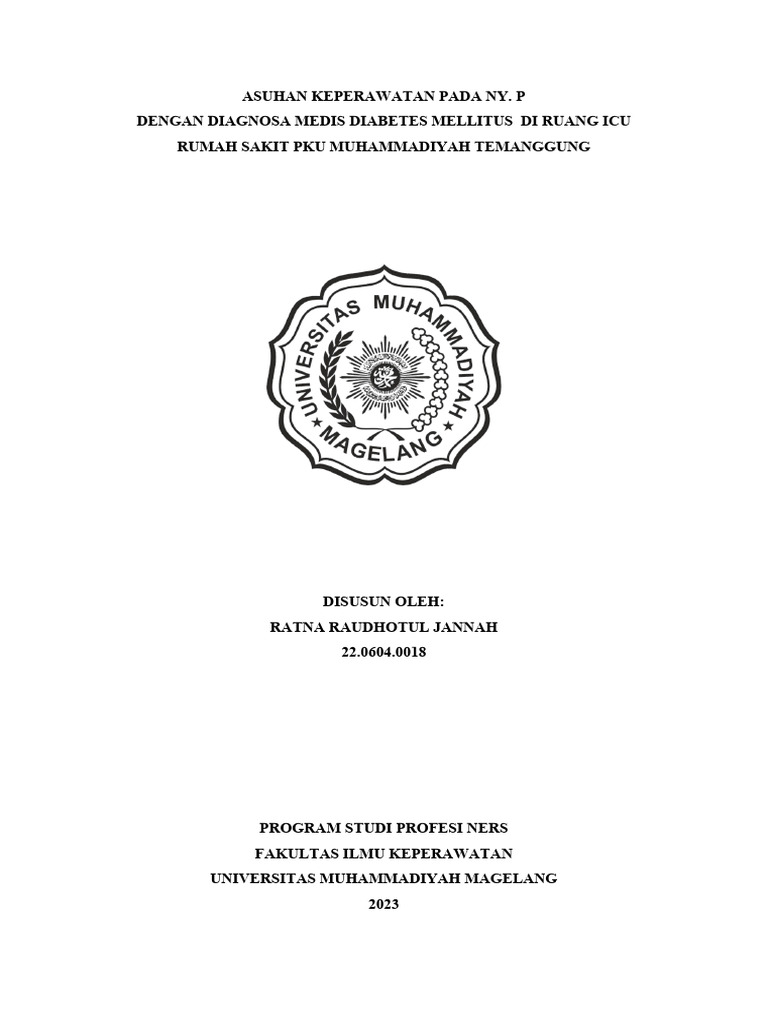 Askep DM Icu | PDF | Pengembangan Diri | Kesehatan Holistik