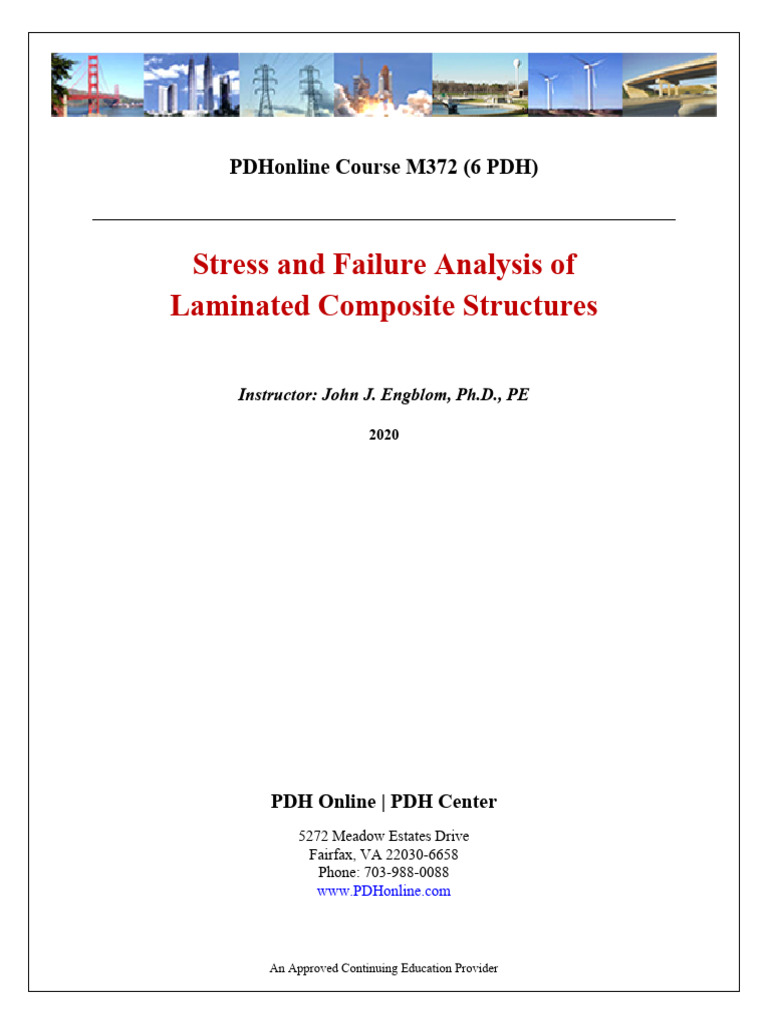Stress and Failure Analysis of Laminated Composites Structures | PDF ...