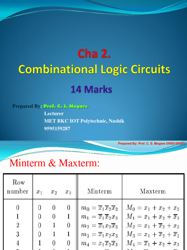 Chapter 2 Final | Download Free PDF | Electronics | Mathematical Logic
