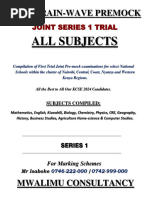 KCSE Agriculture Project Report 2025 | PDF